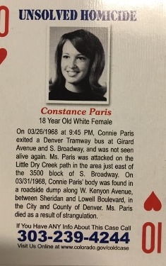 Colorado Cold Case Files - Case Detail: Constance Paris