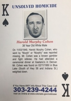 Colorado Cold Case Files - Case Detail: Harold Cohen
