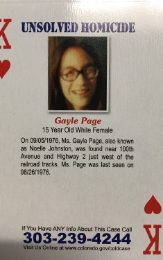 Colorado Cold Case Files - Case Detail: Gayle Page