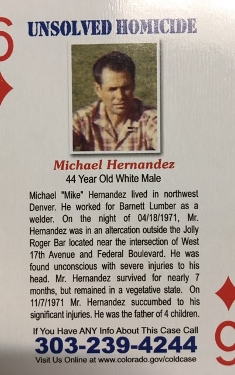 Colorado Cold Case Files - Case Detail: Michael Hernandez
